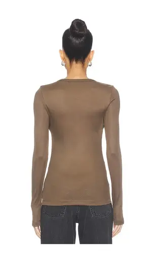 AGOLDE Delphi Slim Tee In Green