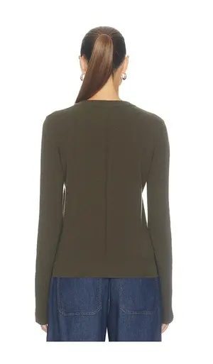 LA LIGNE Solid Lean Lines Sweater