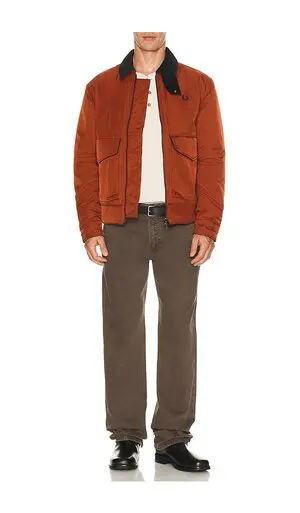 Fred Perry Nylon Caban Jacket In Red