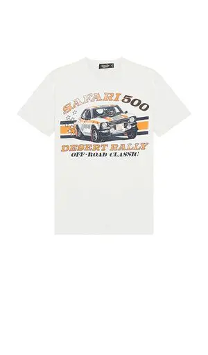 Junk Food Safari 500 Vintage Tee In White