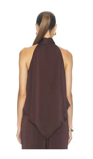 Lapointe Lightweight Satin Hankerchief Top