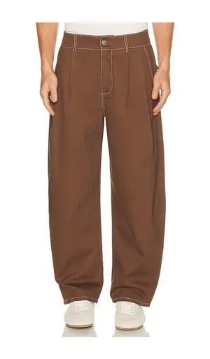 MALBON Station Pant In Brown - Carafe