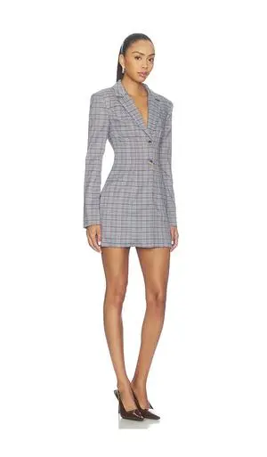 Majorelle Dolly Blazer Dress In Grey