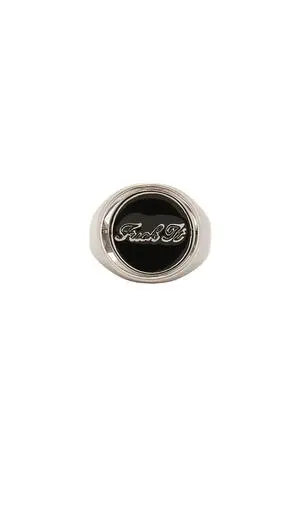 HUF Good Luck Flip Ring In Metallic - Silver
