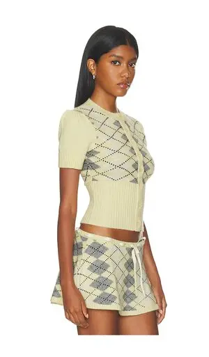 GUIZIO The Sweet Cardigan In Yellow