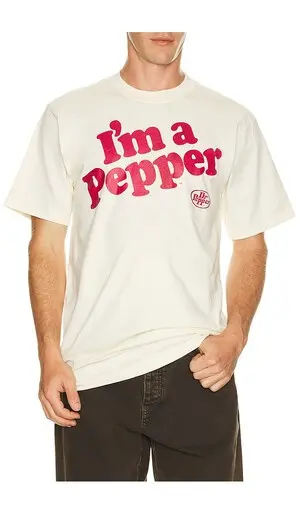 BIOWORLD I'm A Pepper Tee In Brown - Sand
