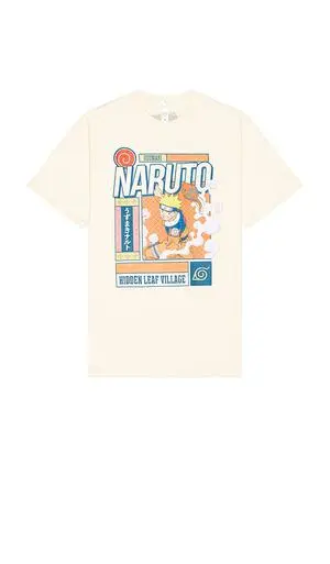 BIOWORLD Naruto Hidden Leaf Village Tee In Cream