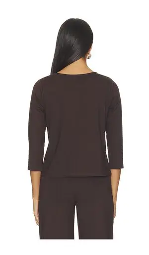 RIPLEY RADER Ponte Knit 3/4 Sleeve Top
