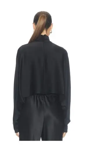 Lapointe Satin Caftan Top