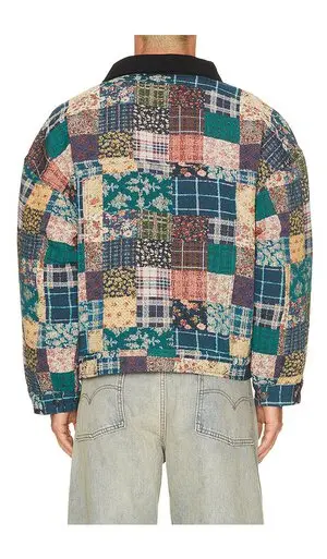 RYOKO RAIN Quilted Tapestry Work Jacket