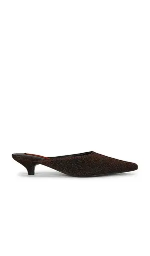 SIMONMILLER Tinsel Arrow Mule Pump In Metallic