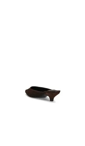SIMONMILLER Tinsel Arrow Mule Pump In Metallic