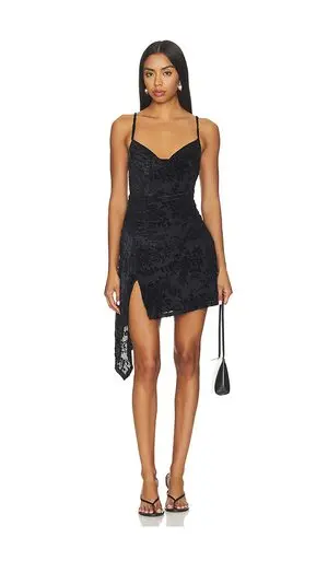 RUNAWAY THE LABEL Dawn Scoop Neck Mini Dress