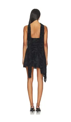 RUNAWAY THE LABEL Dawn Scoop Neck Mini Dress