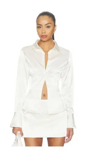 RUNAWAY THE LABEL Hartley Fitted Collared Shirt