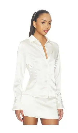 RUNAWAY THE LABEL Hartley Fitted Collared Shirt