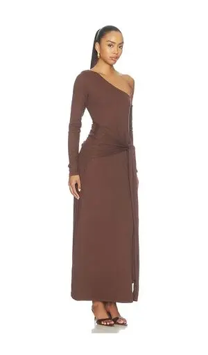 SEVEN WONDERS Bianca One Shoulder Maxi Dress