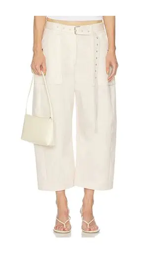 CAMILA COELHO Amalia Pant In Ivory - Bone