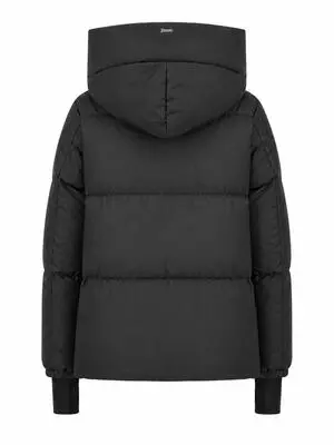 Herno Giubbotto Con Cappuccio - Black