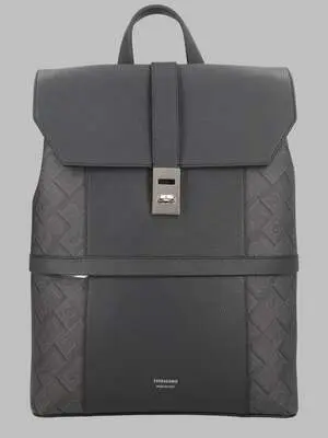 FERRAGAMO Zaino Con Fibbia Gancini - Multicolor
