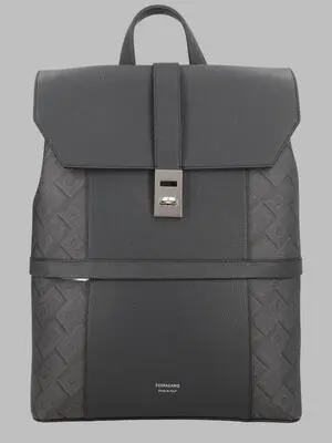 FERRAGAMO Zaino Con Fibbia Gancini - Multicolor
