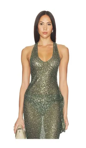 LOVERS AND FRIENDS Margarita Top - Green