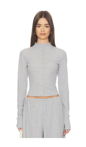 LOVERS AND FRIENDS Charlie Cardigan In Grey