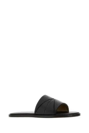 Loewe Leather Slippers
