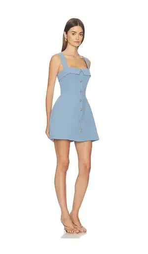 Amanda Uprichard Mindy Romper In Blue
