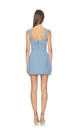 Amanda Uprichard Mindy Romper In Blue