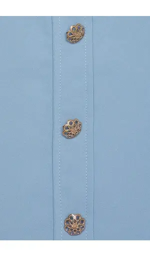 Amanda Uprichard Mindy Romper In Blue