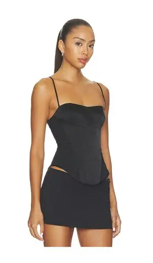 AUTEUR Lotus Mesh Side Corset Top