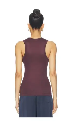 AGOLDE Andre Tank Top In Burgundy