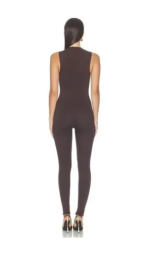 AFRM Kiki Jumpsuit In Chocolate