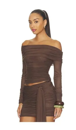 AFRM Coyle Top In Chocolate