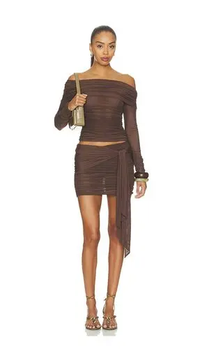 AFRM Coyle Top In Chocolate