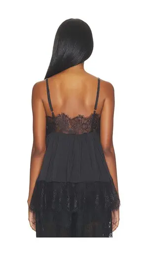 WeWoreWhat Lace Voile Cami Top