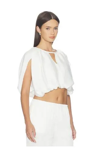 WeWoreWhat Cape Bubble Top In White