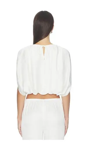 WeWoreWhat Cape Bubble Top In White