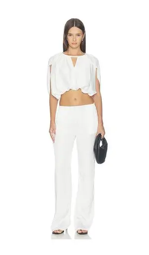 WeWoreWhat Cape Bubble Top In White