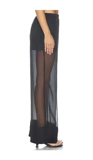 WeWoreWhat Pull On Sheer Trouser Pant