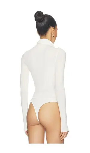 Citizens Of Humanity Sculptural Bodysuit In Ivory
