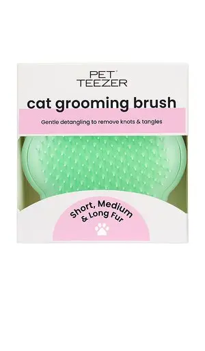 TANGLE TEEZER Cat Grooming Brush - Green