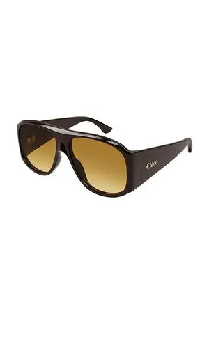 Chloé Oversized Aviator Sunglasses