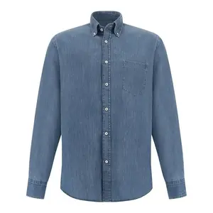 Paul & Shark Soffio Light Denim Shirt - Light Blue