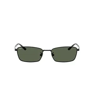 Ray-ban Rb8069d Titanium Sunglasses Frame Grey Lenses - Black