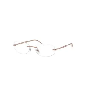 Ray-ban Ray-ban Rb3792v Optics Eyeglasses Frame Clear Lenses 53-17 Copper