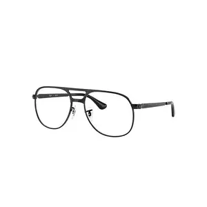 Ray-ban Bill Max Optics Eyeglasses Frame Transparent Lenses Polarized - Black