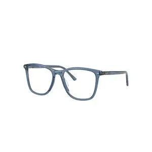 Ray-ban Rb5455 Optics Eyeglasses Frame Lenses Polarized - Transparent Blue