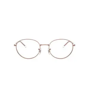 Ray-ban Rb6558 Optics Eyeglasses Frame Transparent Lenses Polarized - Copper
